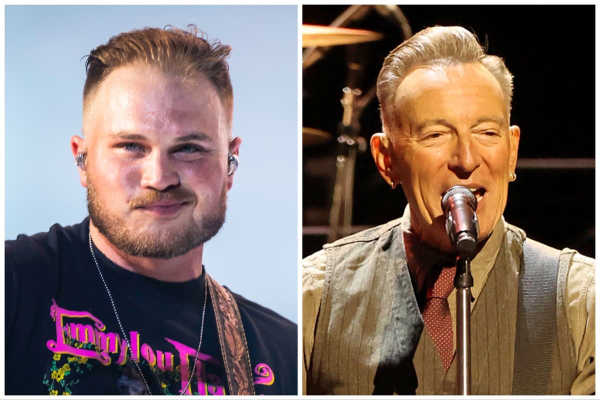 Bruce Springsteen joins Zach Bryan for surprise performance in ...