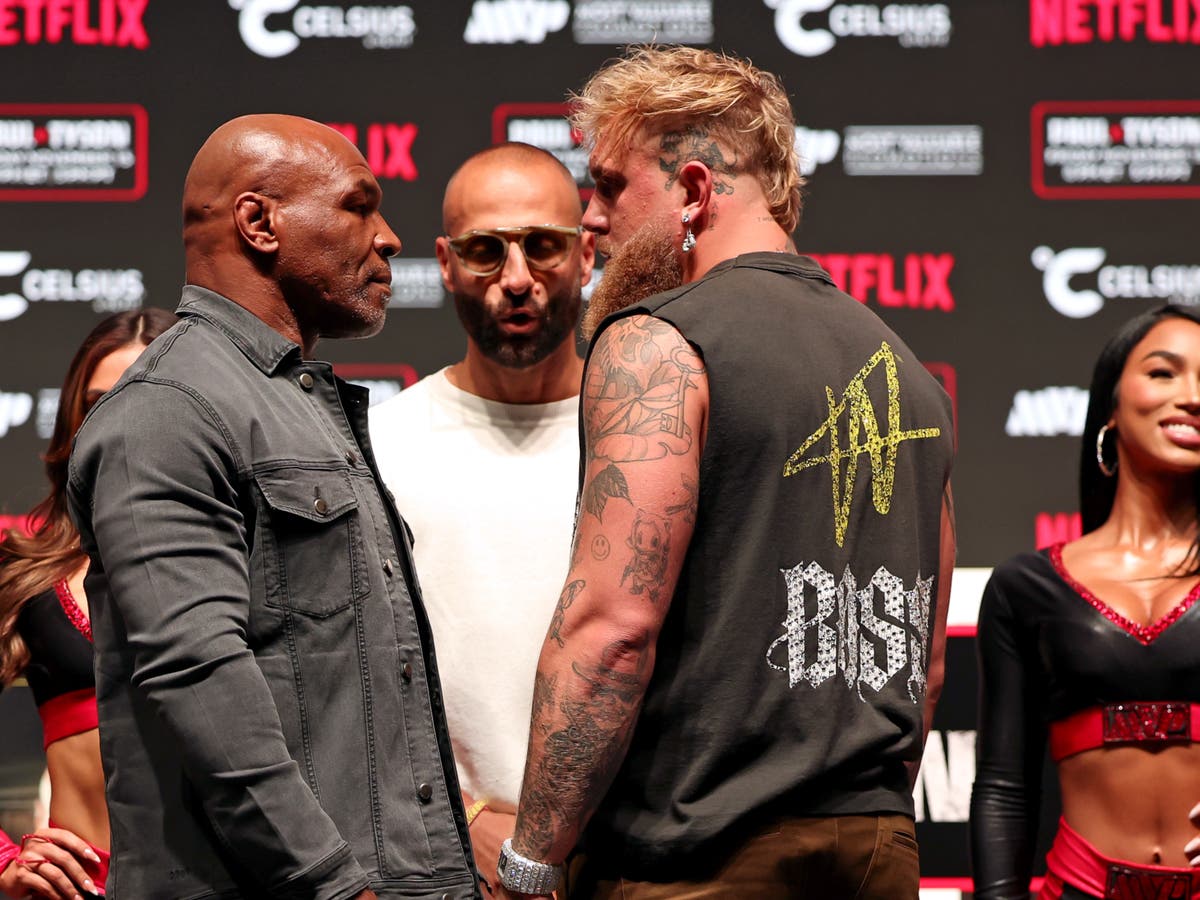 Jake Paul’s mother threatens to kill Mike Tyson after weigh-in slap ...