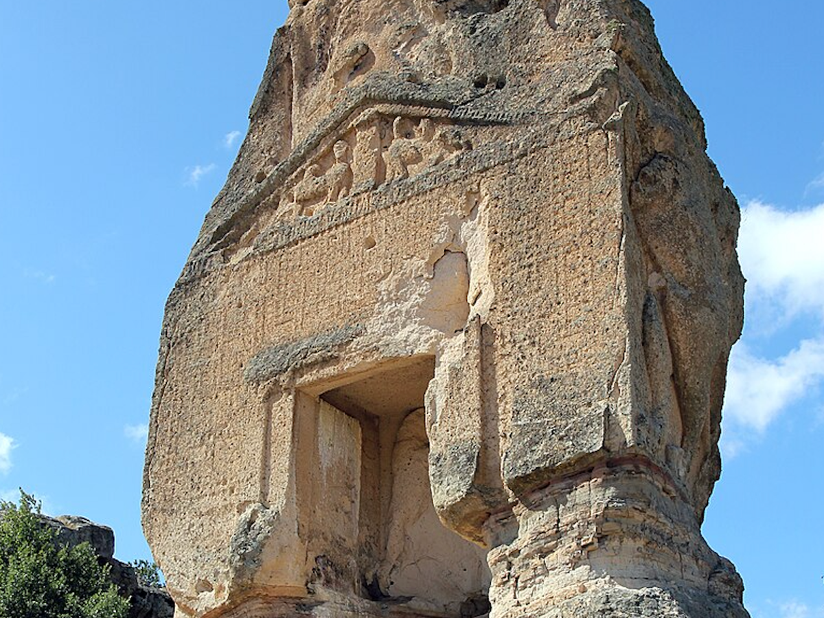 Inscription on 2,600-year-old Turkish monument to mother of gods ...