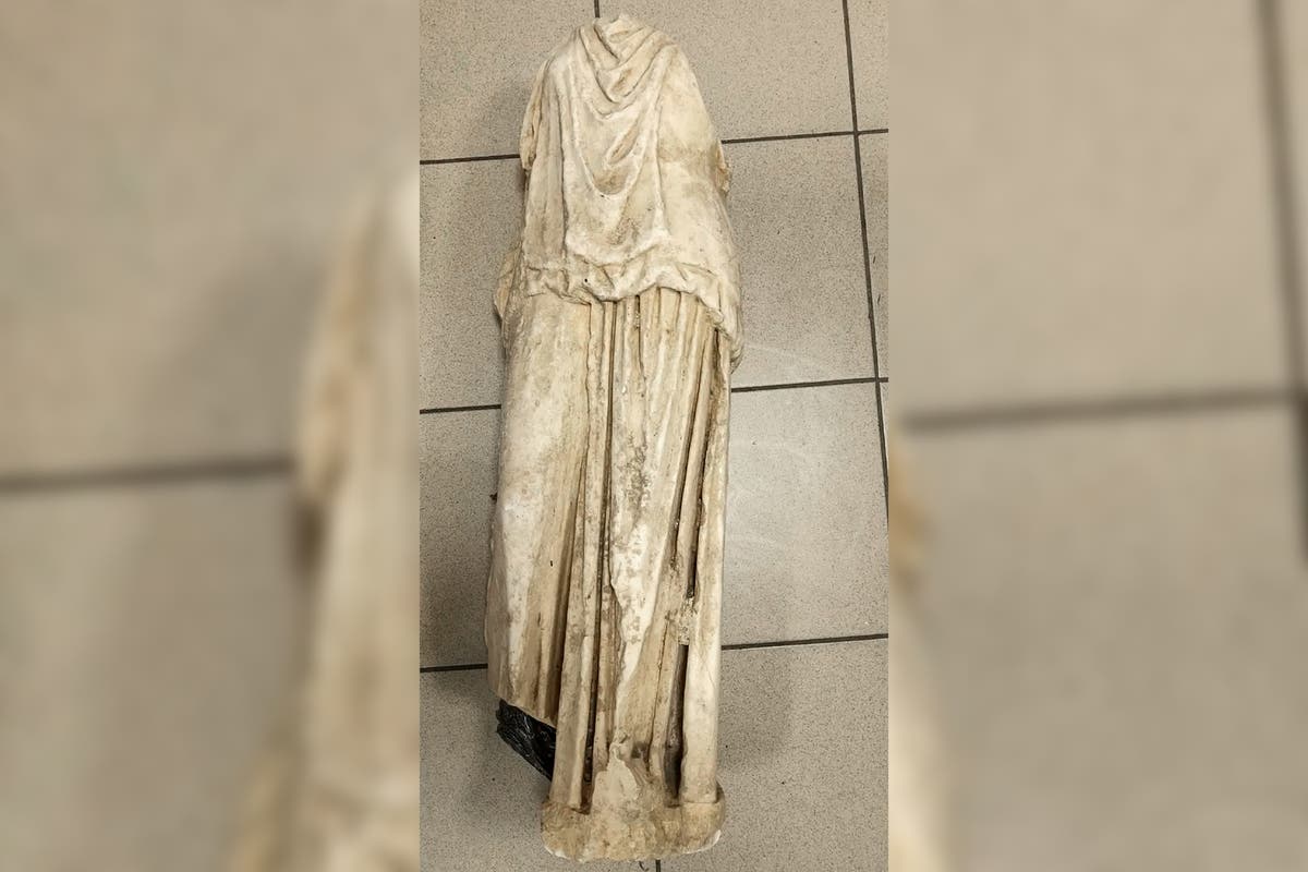 2,000-year-old statue found in rubbish bag in Greece | Western Morning News