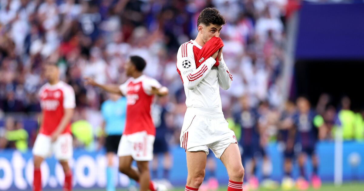 Arsenal suffer Champions League heartbreak as PSG win leaves Havertz ...
